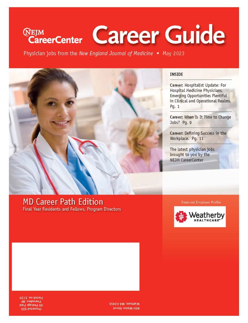 Career Guide: MD Career Path 2023 - NEJM CareerCenter Resources